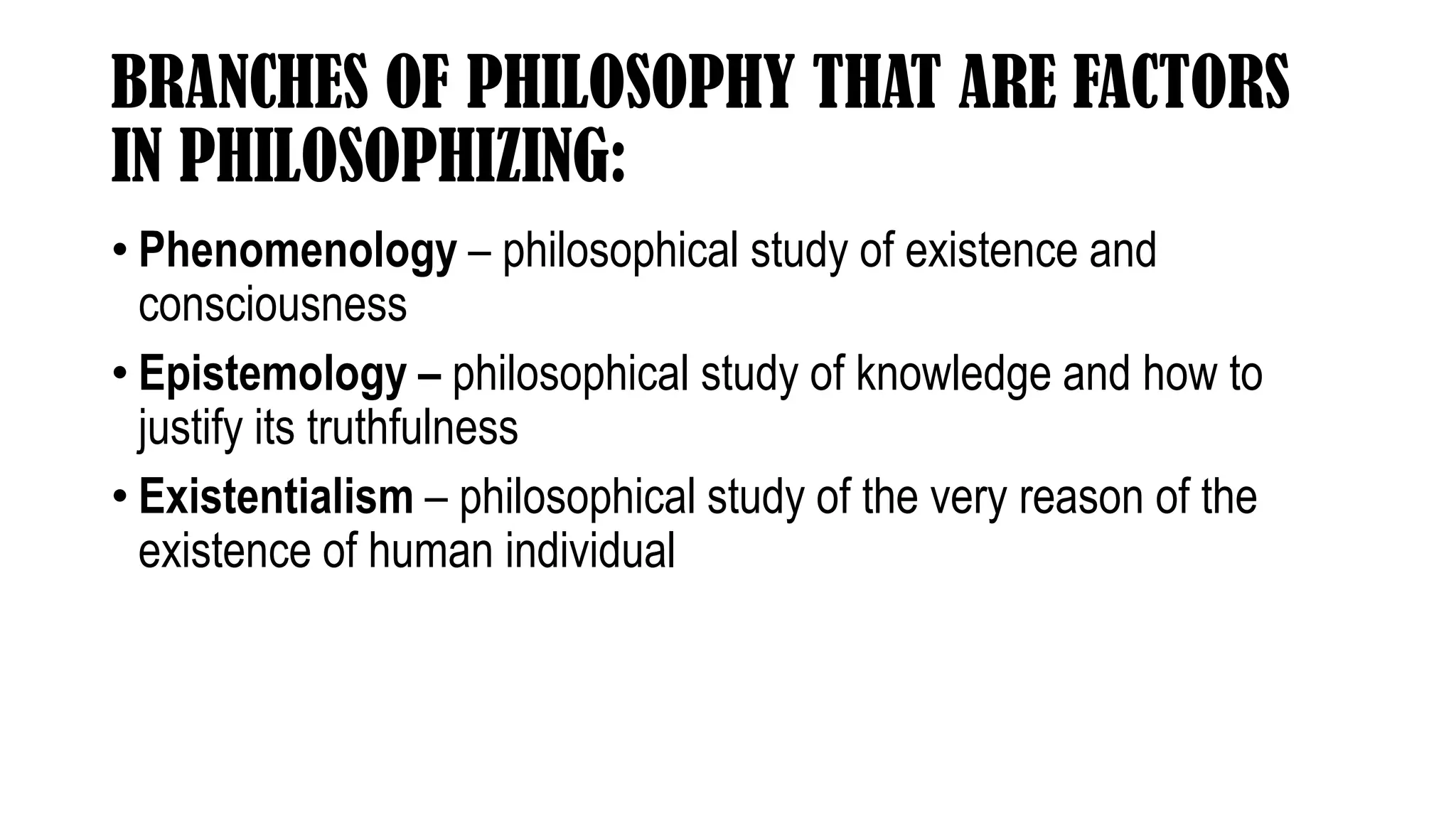 Introduction to the Philosophy of the Human Person - Definition of ...