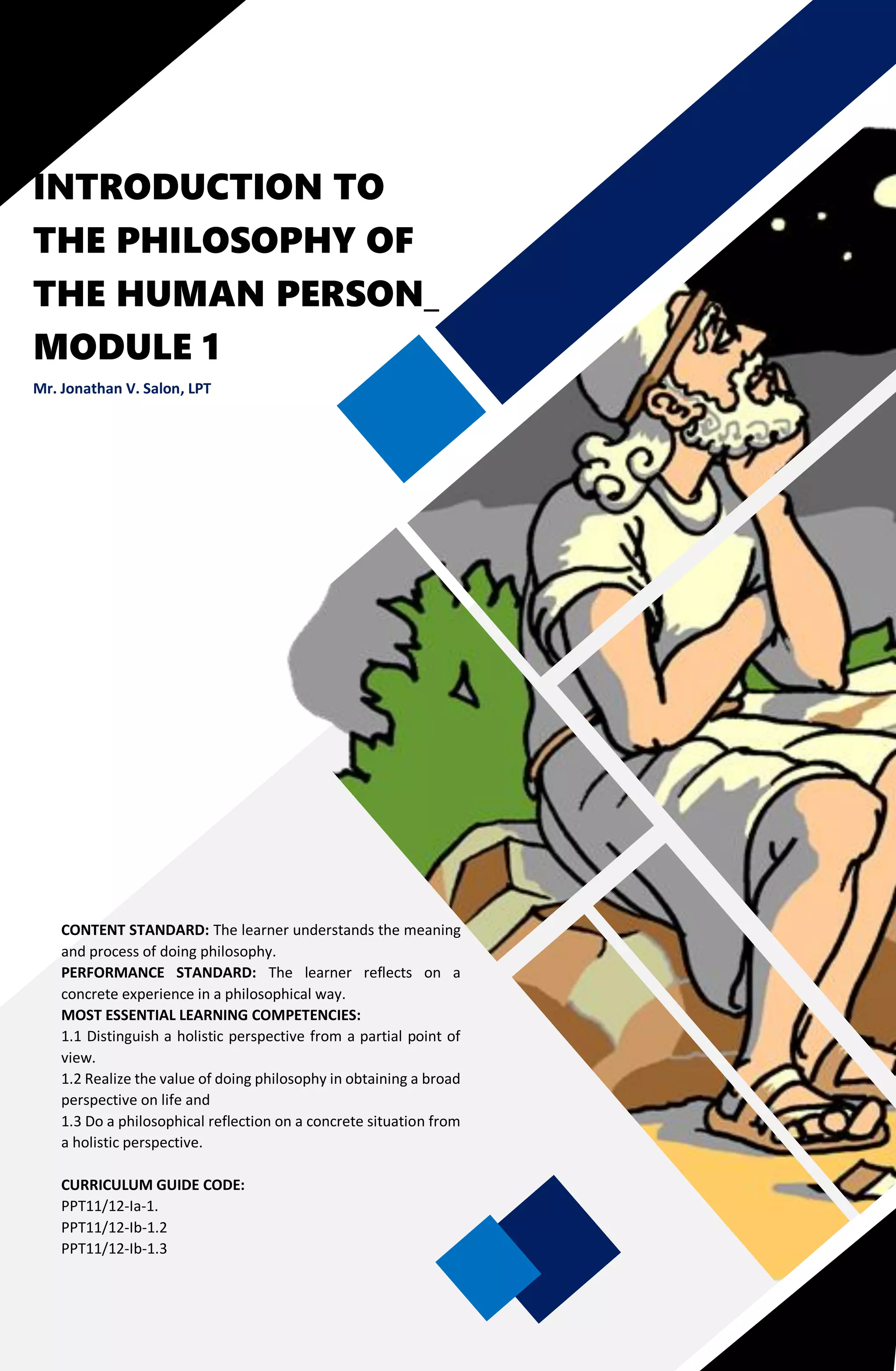Introduction to the Philosophy of the Human Person_Module 1.pdf