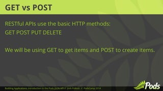 Introduction to the Pods JSON API | PDF | Web Development | Internet