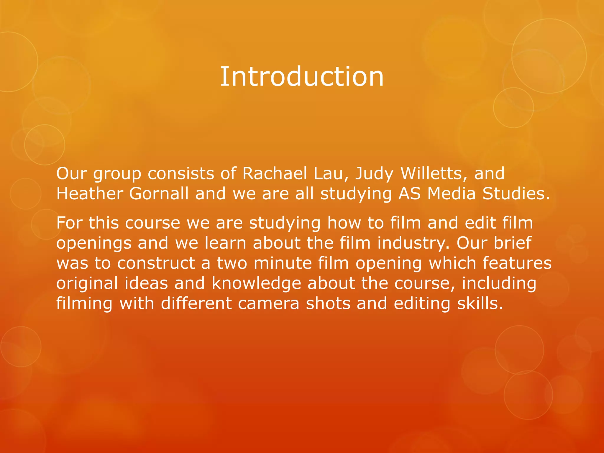 Introduction to the preliminary task | PPTX