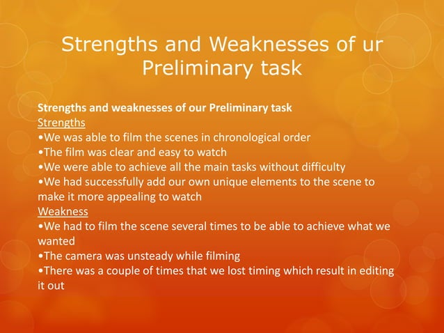 Introduction to the preliminary task | PPTX