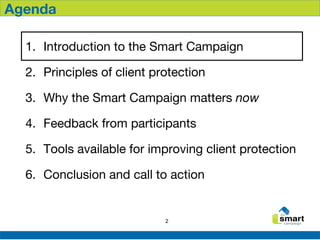 Introduction to the principles of client protection to post | PPT