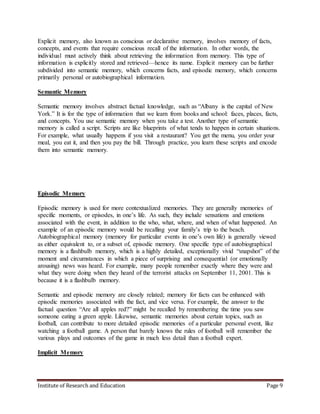 Introduction to the process and types of memory | DOCX