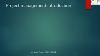 Introduction to the project managment | PPT
