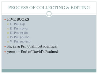 Introduction to Psalms | PPTX