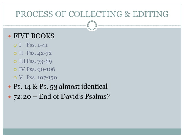 Introduction to Psalms | PPTX