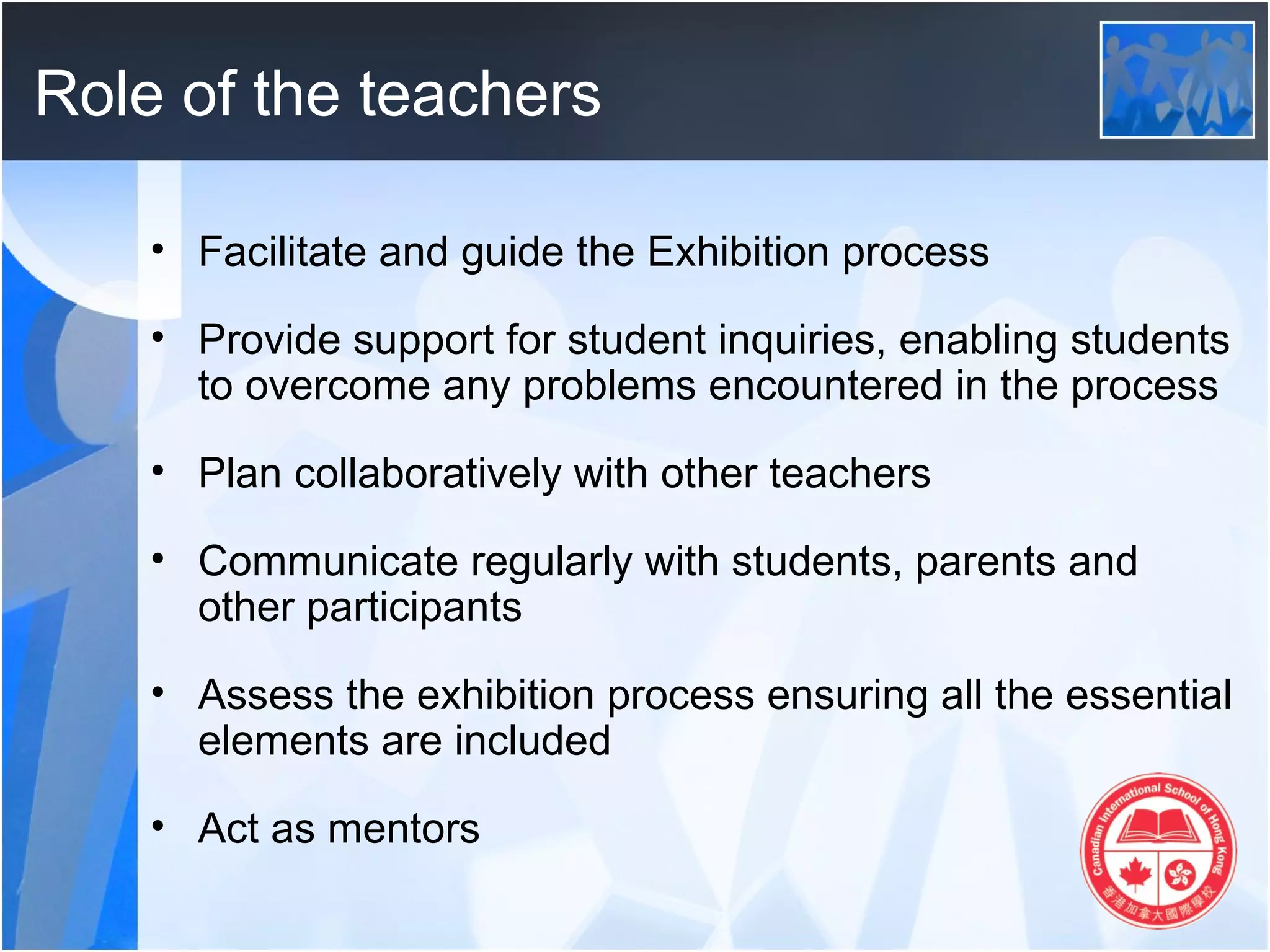 Introduction to the pyp exhibition | PPT