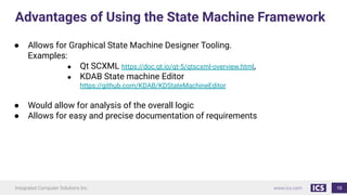 Introduction to the Qt State Machine Framework using Qt 6 | PDF