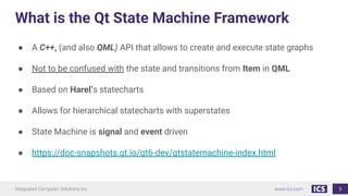 Introduction to the Qt State Machine Framework using Qt 6 | PDF