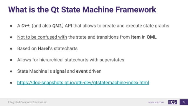 Introduction to the Qt State Machine Framework using Qt 6 | PDF | Programming Languages | Computing