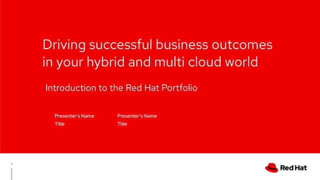 Introduction to the Red Hat Portfolio.pdf | Cloud Computing | Internet