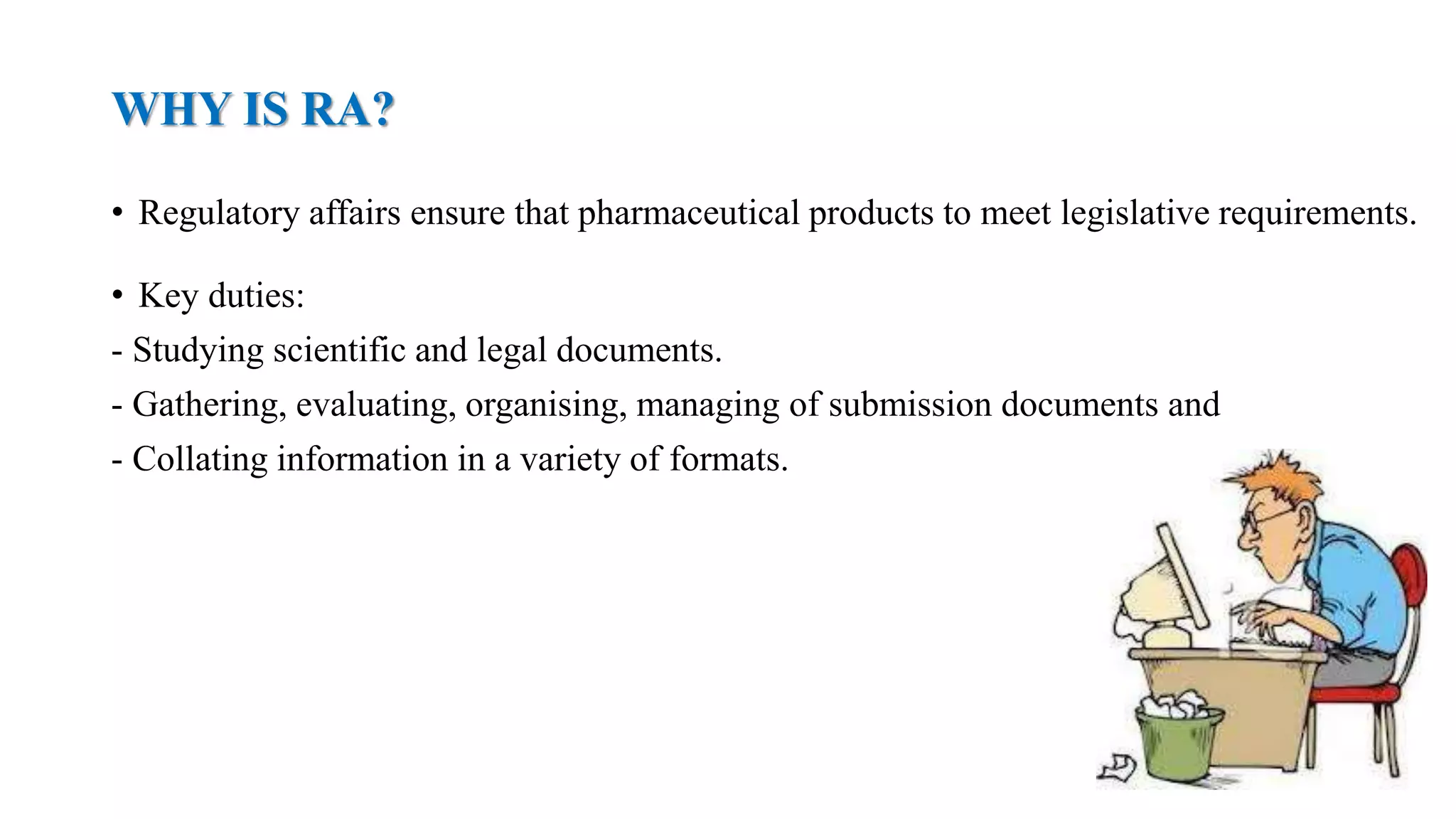 Introduction to the regulatory affairs | PPTX