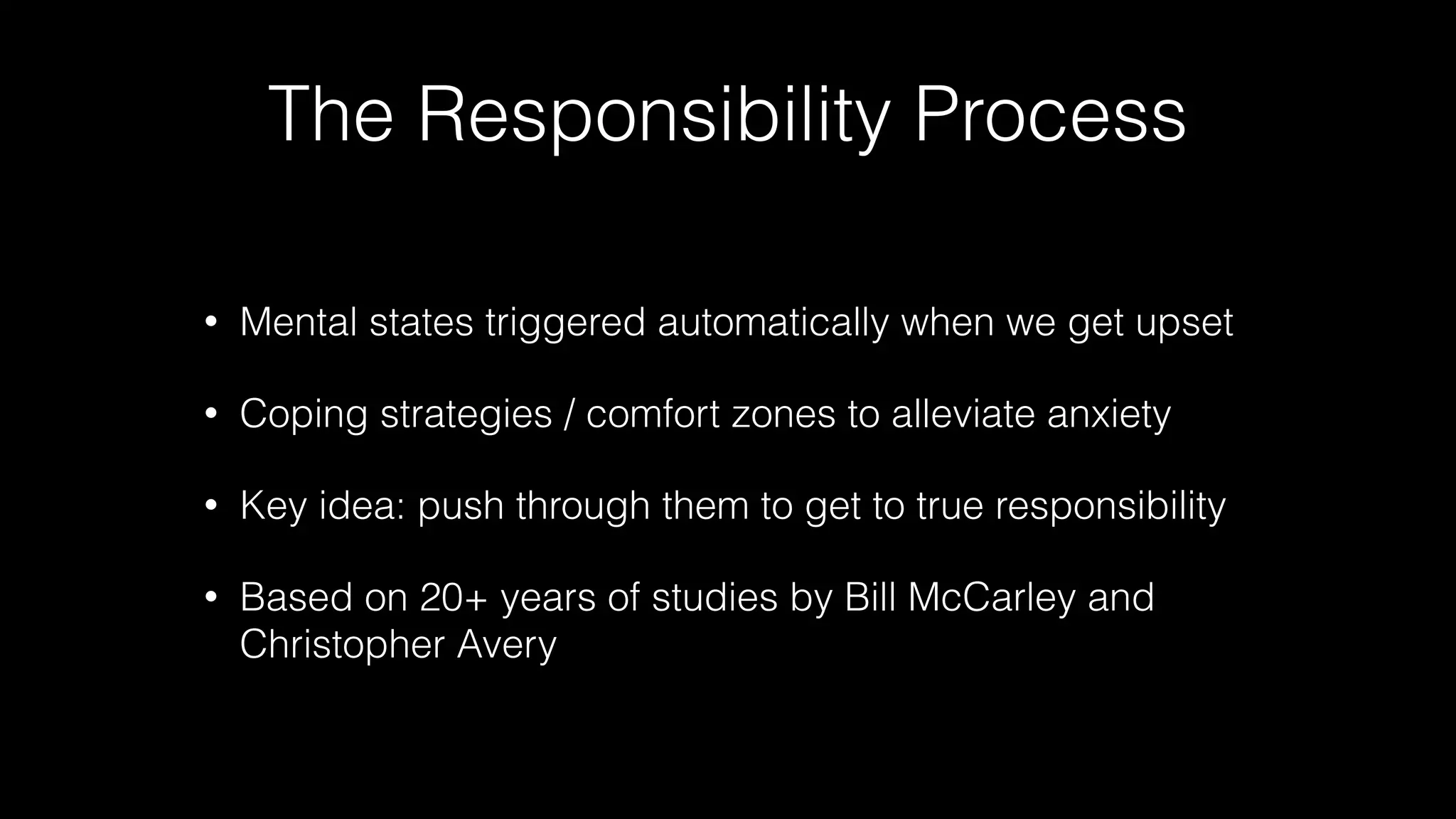 Introduction to the responsibility process | PPT