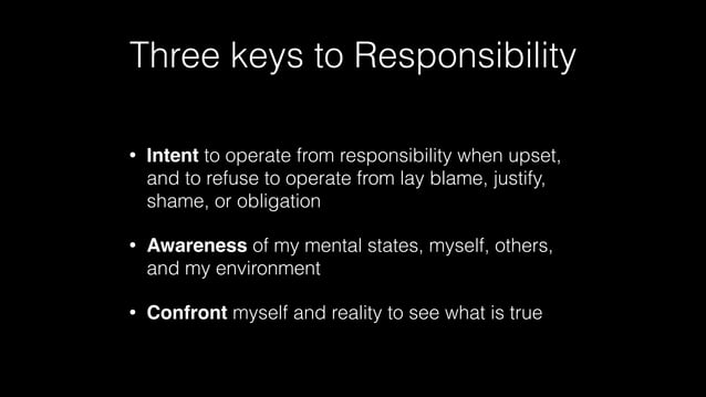 Introduction to the responsibility process | PPT