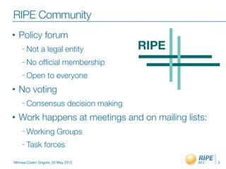 Introduction to the RIPE NCC and the RIR System | PPT