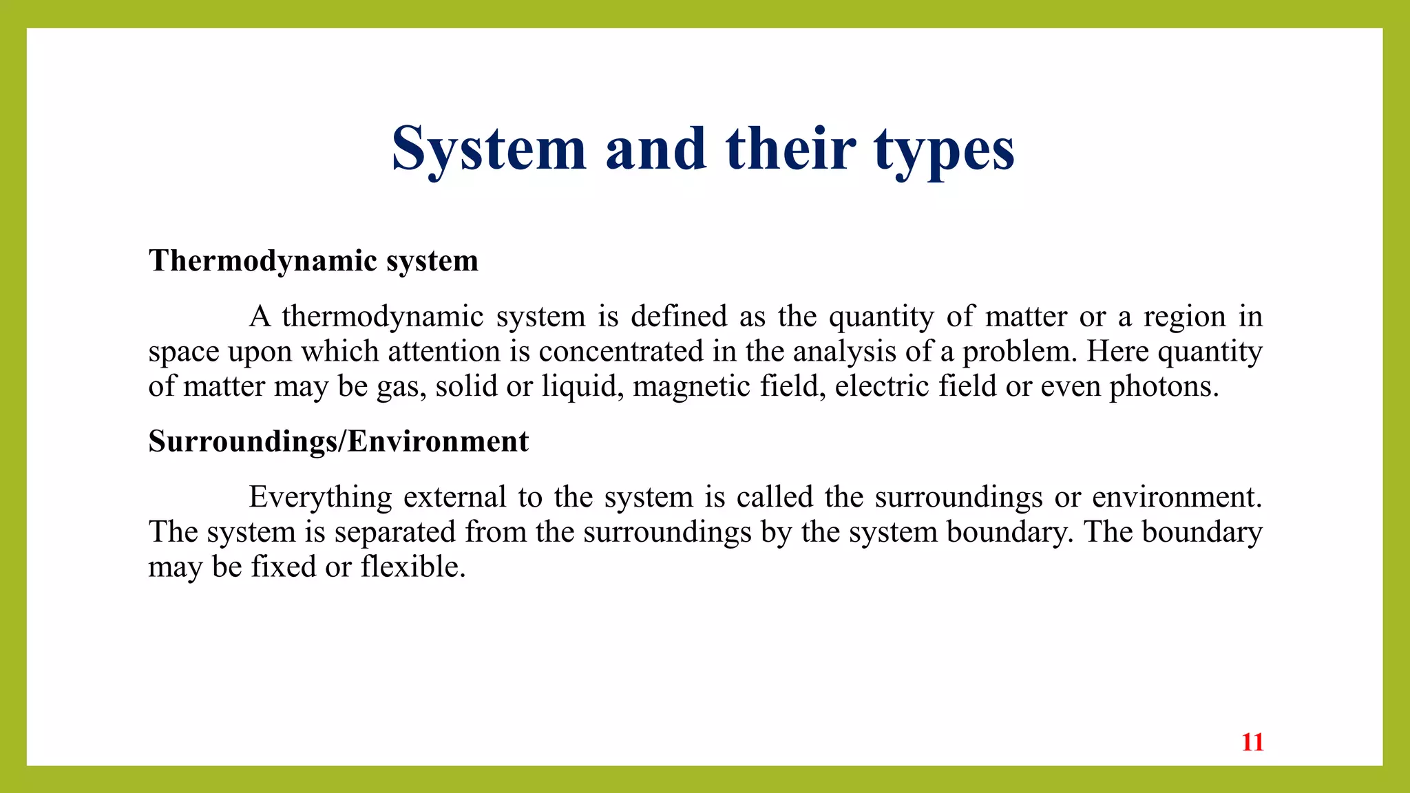 Introduction to thermodynamics | PPTX