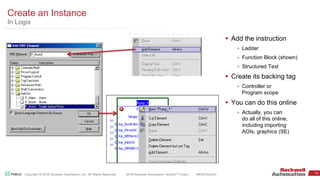Introduction to the rockwell automation library of process objects | PPTX