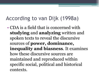 Introduction to the school of cda. | PPTX