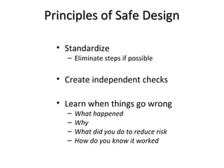 Introduction to the science of improving patient safety | PPT