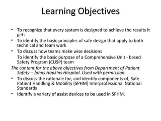 Introduction to the science of improving patient safety | PPT