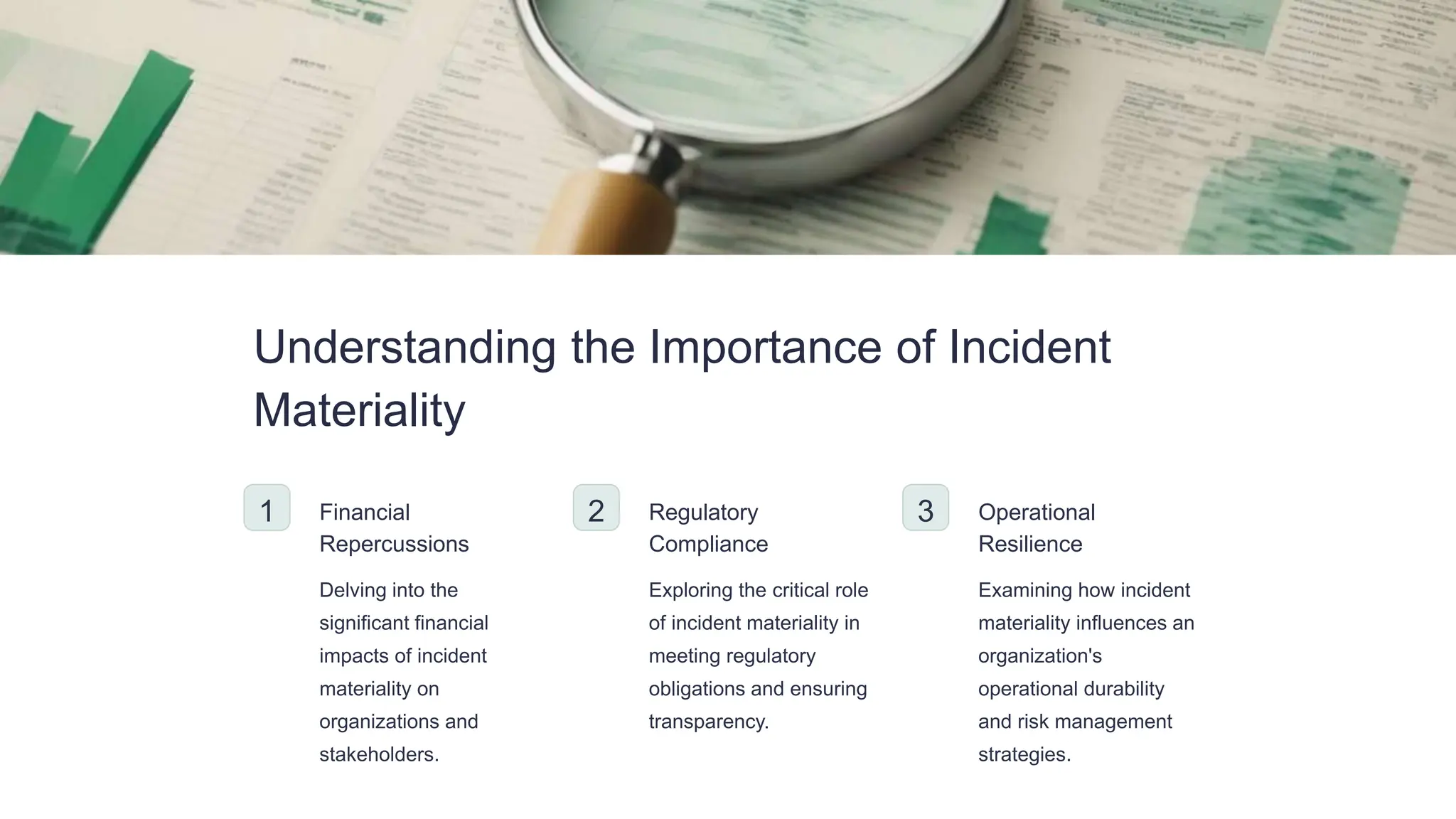 SEC Incident Materiality Playbook | PPTX