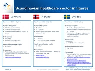 Nordic healthcare systems and ongoing building/restructuring at a ...