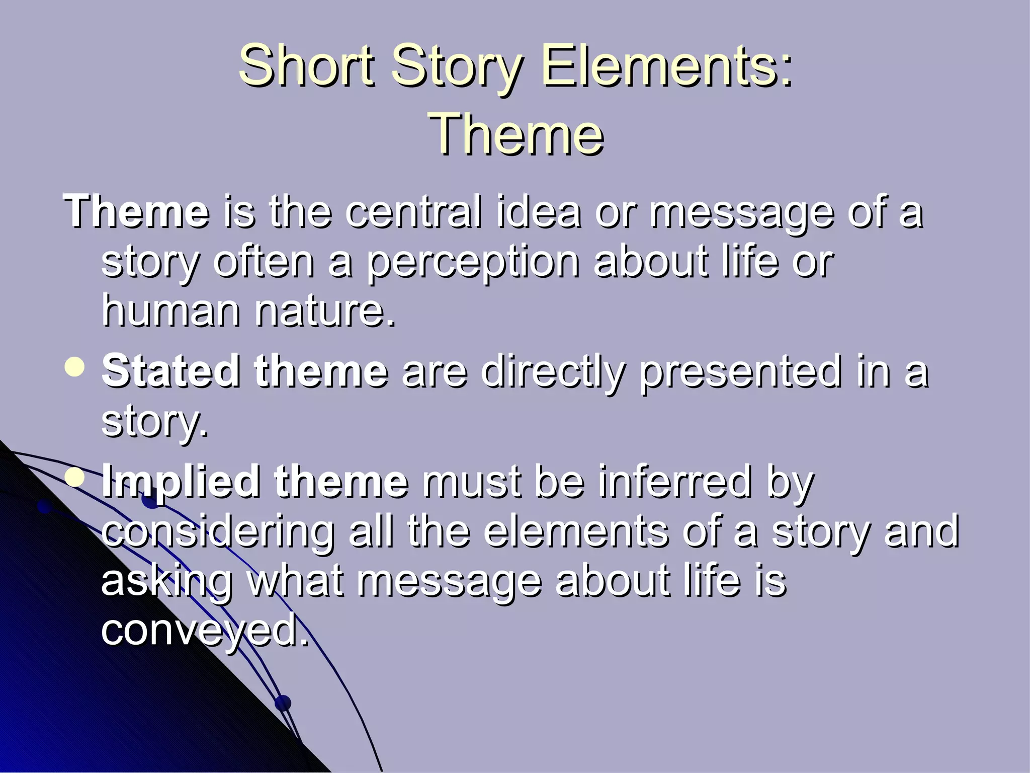 Introduction To The Short Story | PPT