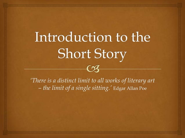 Introduction to the short story Example: Hemingway’s The Killers | PPT