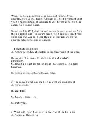 Introduction To The Short Story, Part 1When you ha.docx