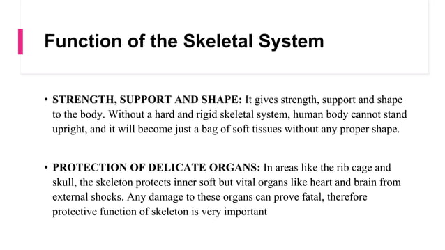 Introduction to the Skeletal System.pptx | Death, Injury, or Military ...