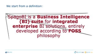 SpagoBI Suite Slide Support | PPT