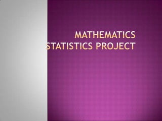 Statistics Project on M&M Color Distribution | PPT