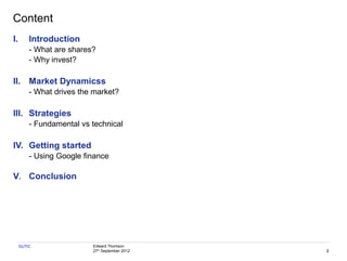 Introduction to the stock market | PPT
