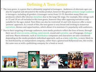 Teen Genre PowerPoint | PPT