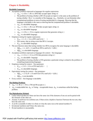 Introduction to the theory of computation | PDF | Computing | Technology & Computing