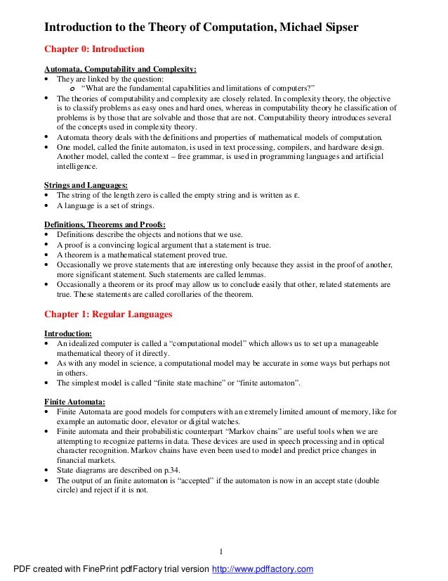 introduction to automata theory pdf