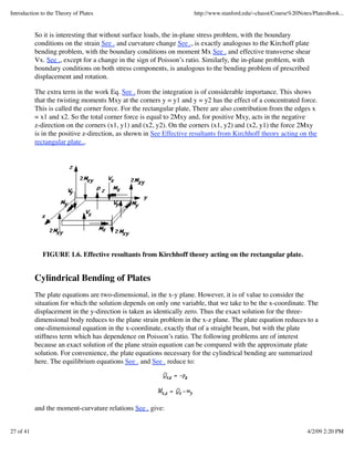 Introduction to the theory of plates | PDF