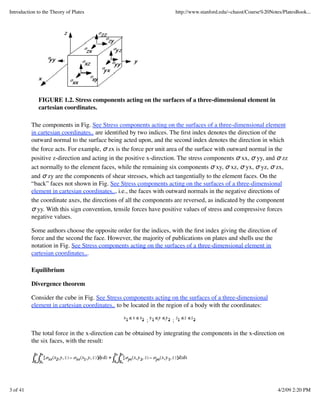 Introduction to the theory of plates | PDF
