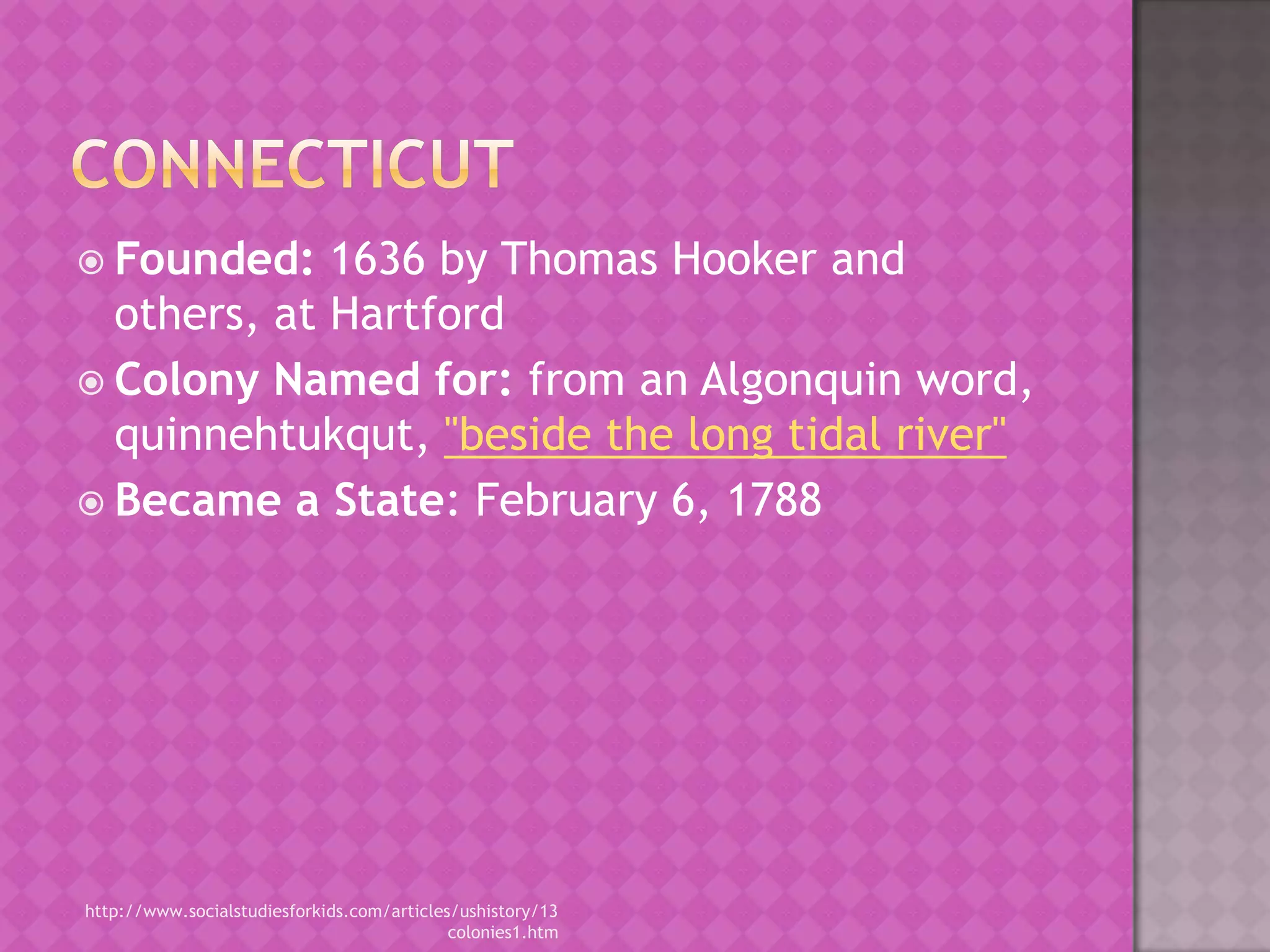 Introduction to the thirteen colonies | PPT