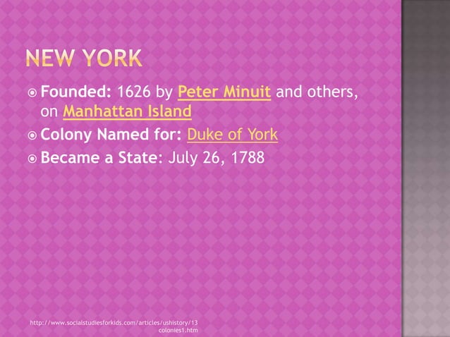 Introduction to the thirteen colonies | PPT