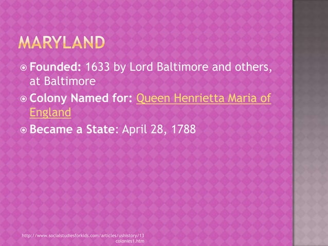 Introduction to the thirteen colonies | PPT