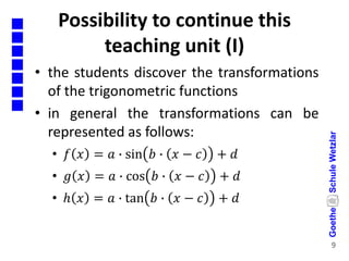 Introduction to the trigonometric functions | PPT