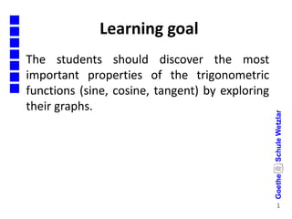 Introduction to the trigonometric functions | PPT