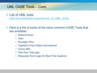 Introduction to the Unified Modeling Language (UML) | PPTX