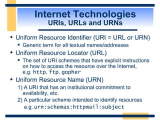 Introduction to the web | PPT