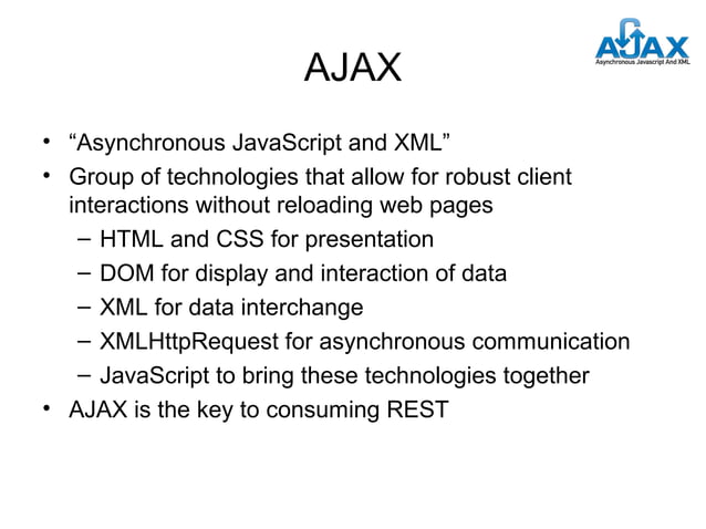 Introduction to the Web API | PPT | Web Design and HTML | Internet