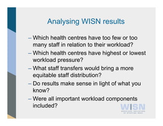 WISN tool - an introduction | PDF