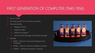 Introduction to the world of computers | PPTX