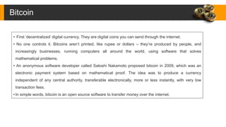 Introduction to the World of Cryptocurrency (Summary) | PPTX | Credit Cards | Personal Debt