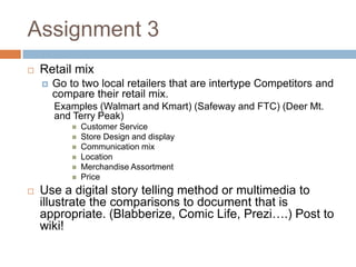 Introduction to The World of Retailing | PPTX